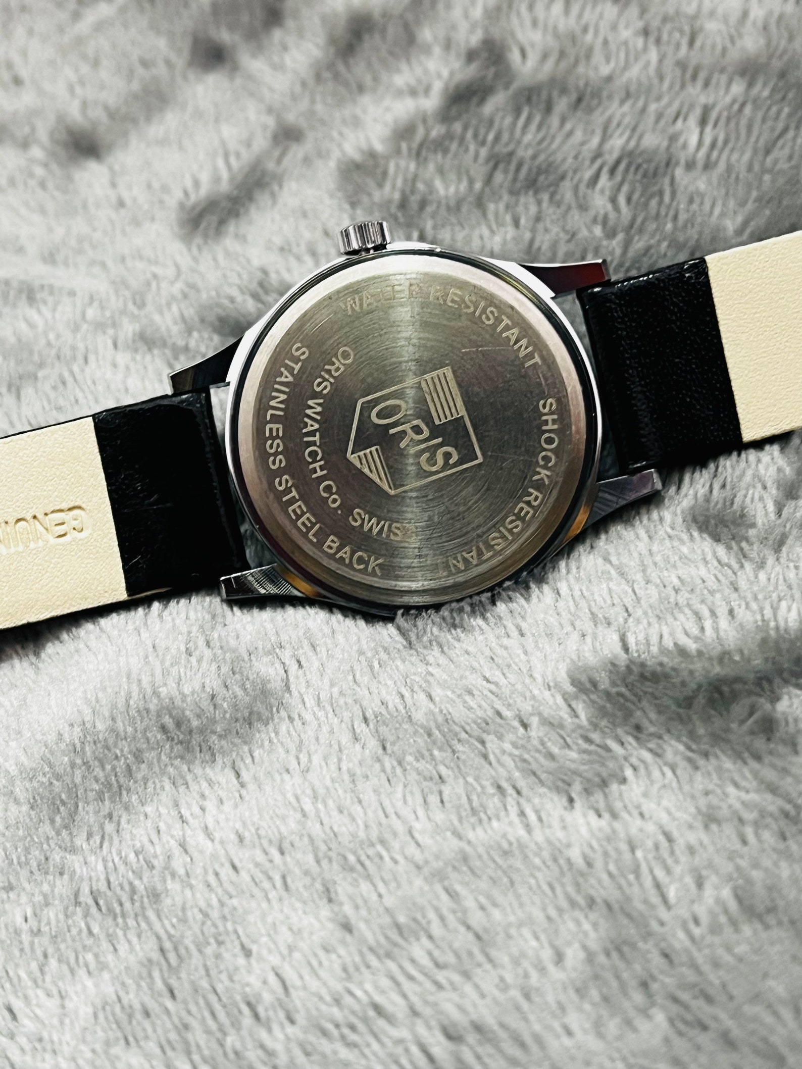 Vintage Rare ORIS Red Dial Hand Winding Wrist Watch Men's Gents FHF ...