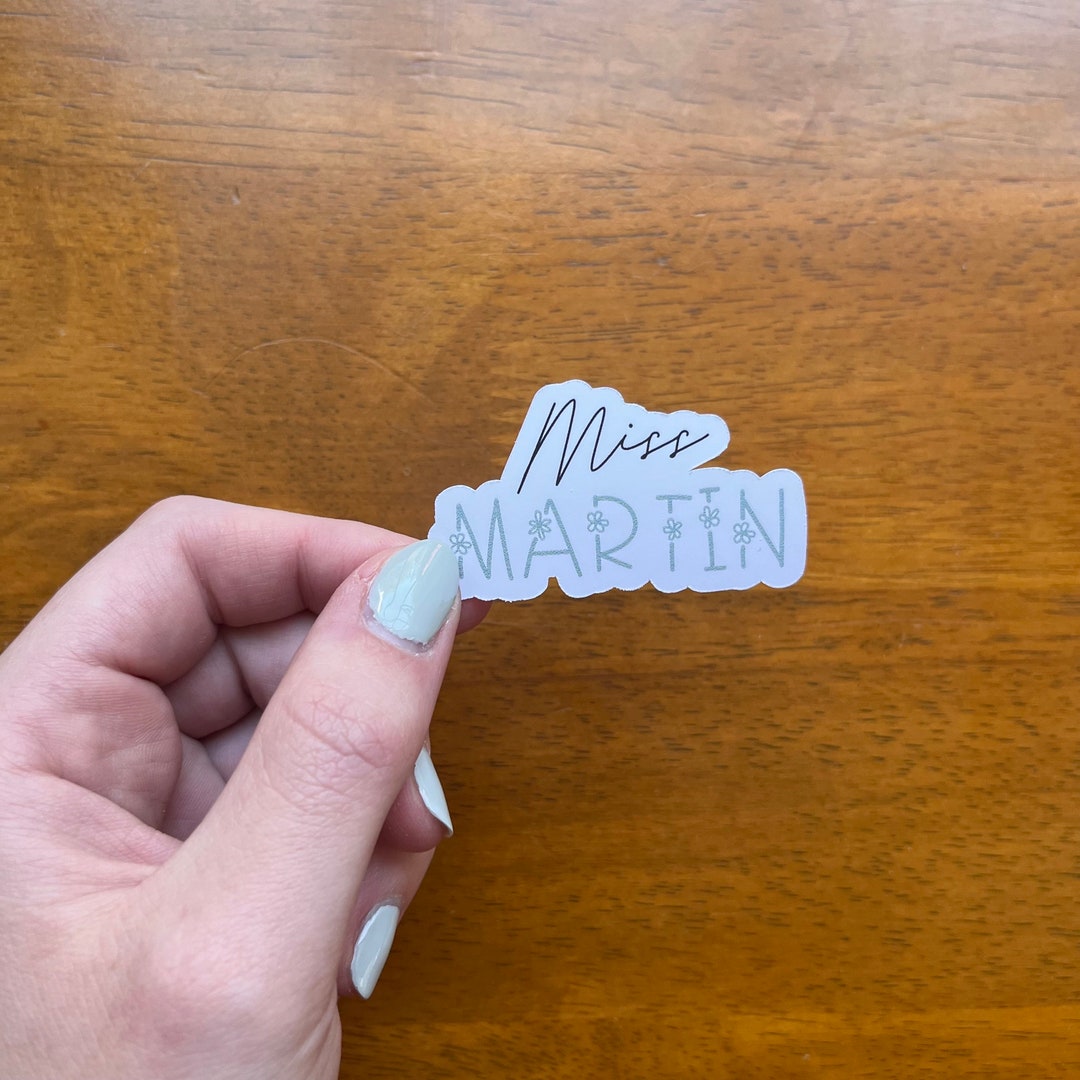 PERSONALIZED Name Sticker - Etsy