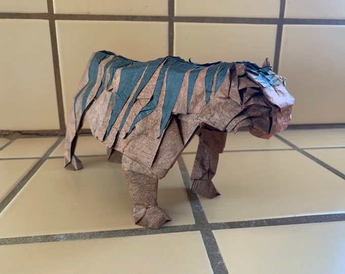 Origami Tiger - Etsy