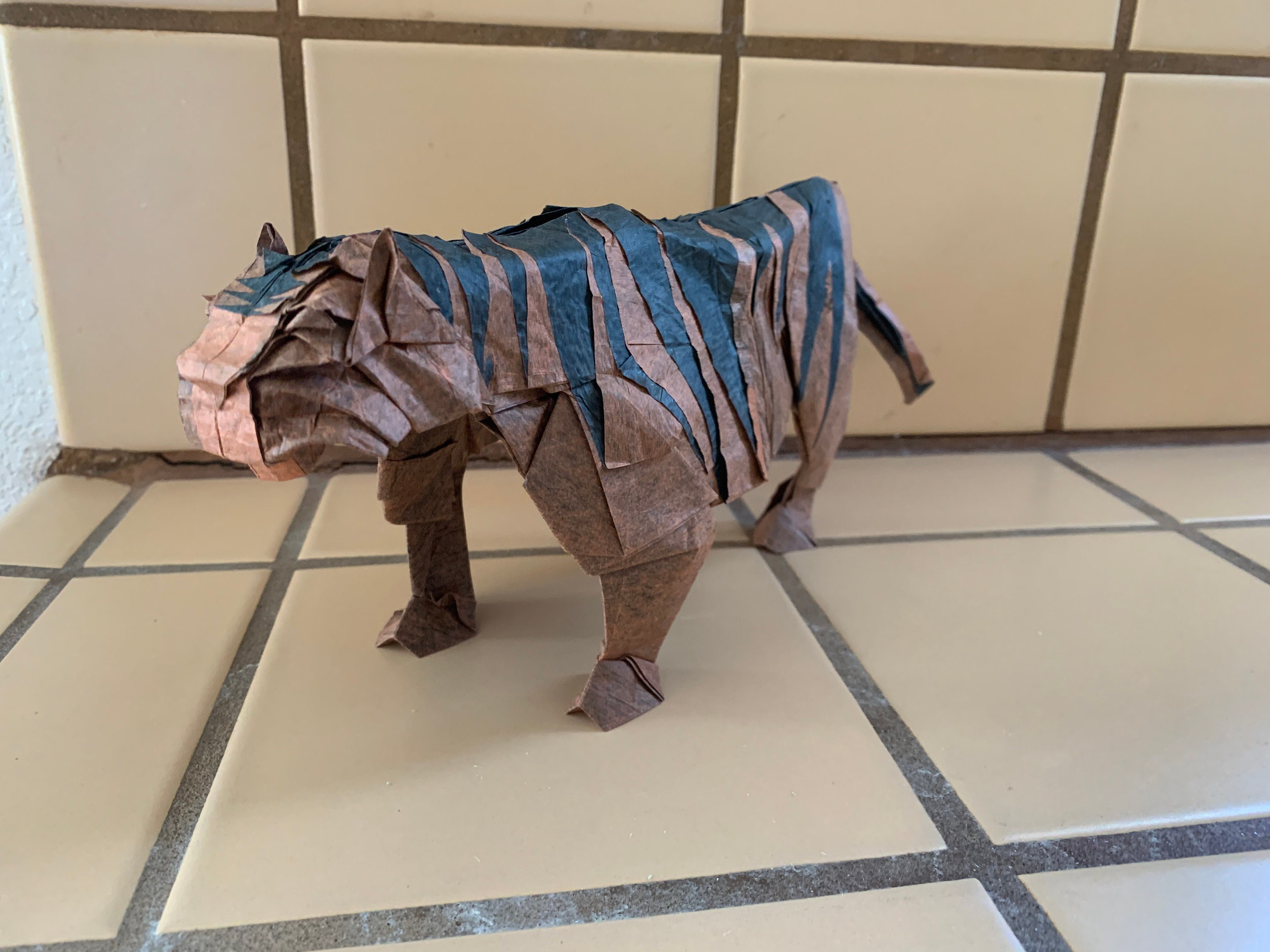 Origami Tiger - Etsy