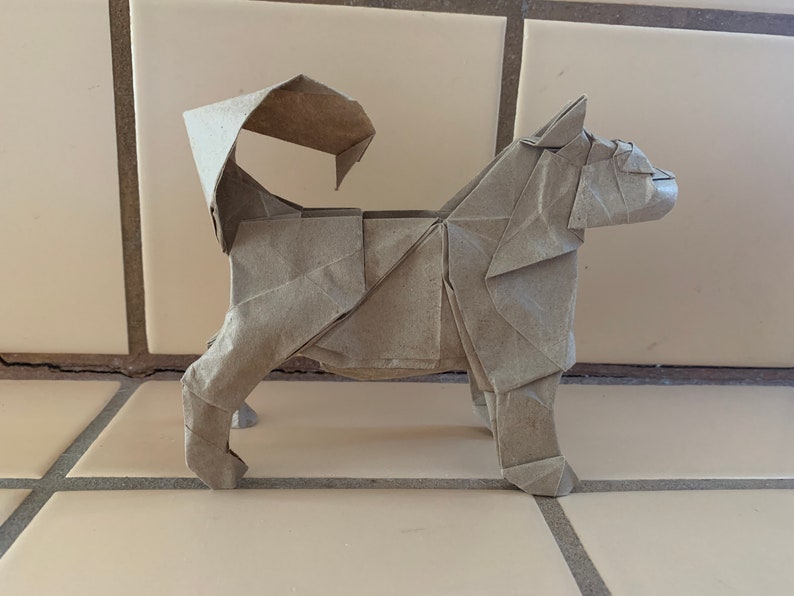 Origami Akita Inu - Etsy