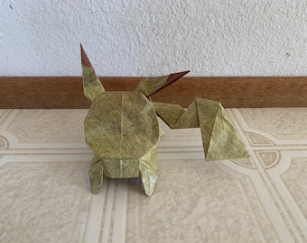 3D Origami Pikachu - Etsy