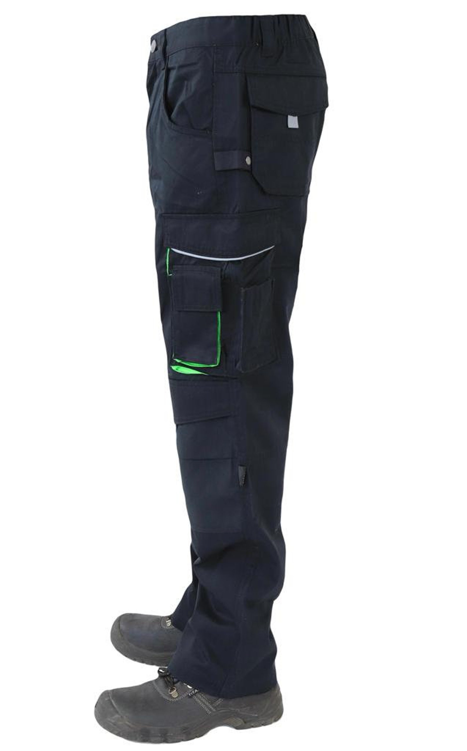 Men's Combat Cargo Work Trousers Knee Pad Pockets Safety Utility Heavy ...