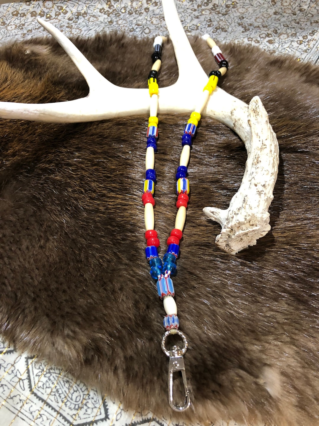 Native American Design Lanyard - Etsy