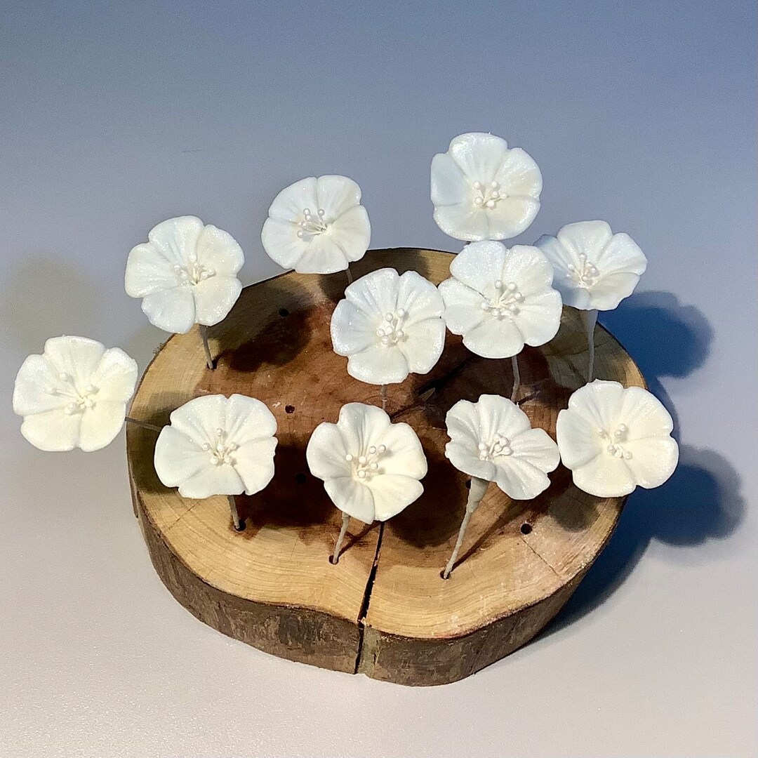 Cake Topper, Small Sugar Flower, Cake Decoration, Birthday Cake ...