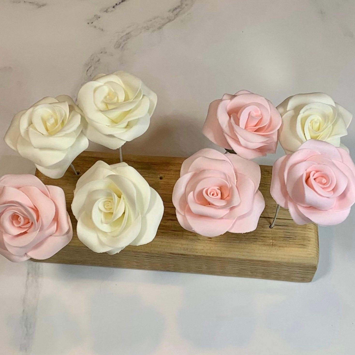Small Sugar Rose 1.5 Cake Topper Rose Sugar Flower Cake - Etsy