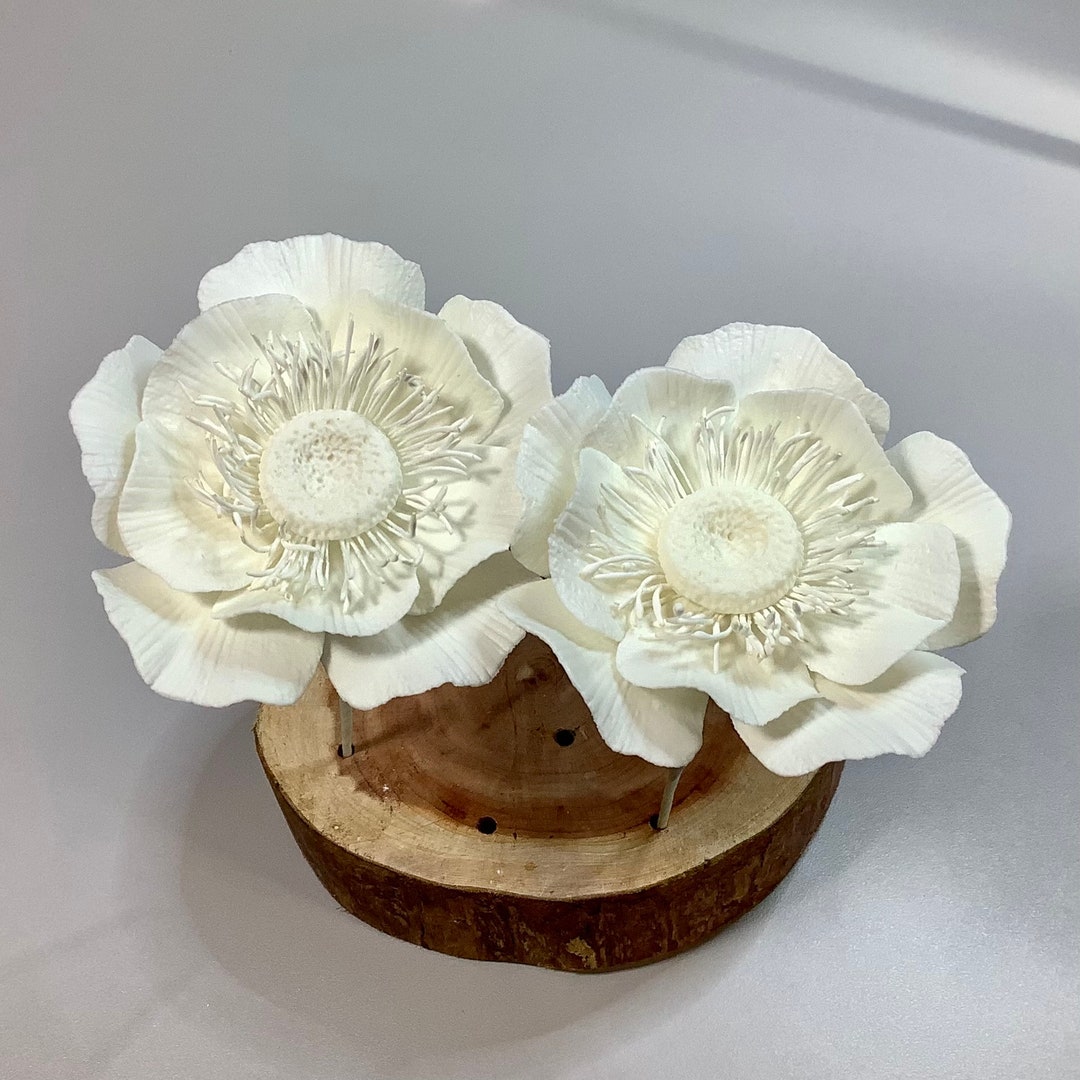 Anemone Sugar Topper 3 Sugar Flower Cake Decoration - Etsy
