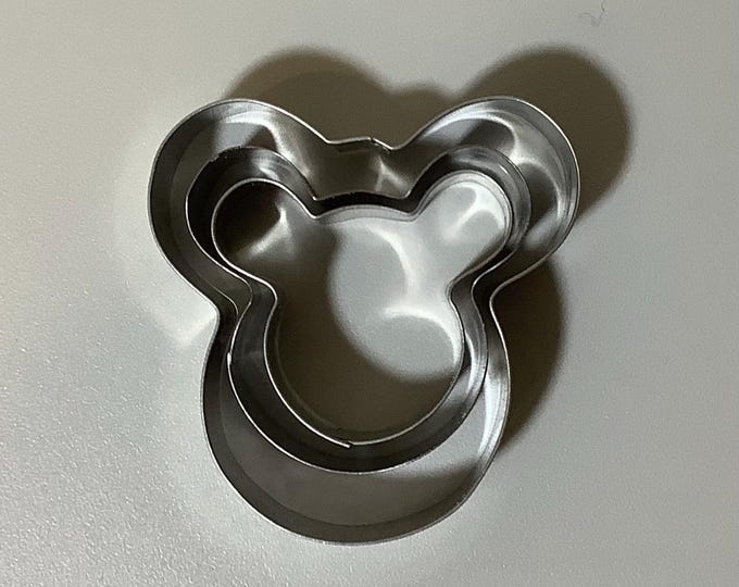 Mickey Mouse Cookie Cutters Set 3 Pcs., Metal. - Etsy