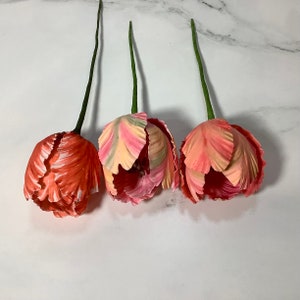 Tulip Parrot Cake Topper, Sugar Flower, Birthday Cake Decoration, Cake ...