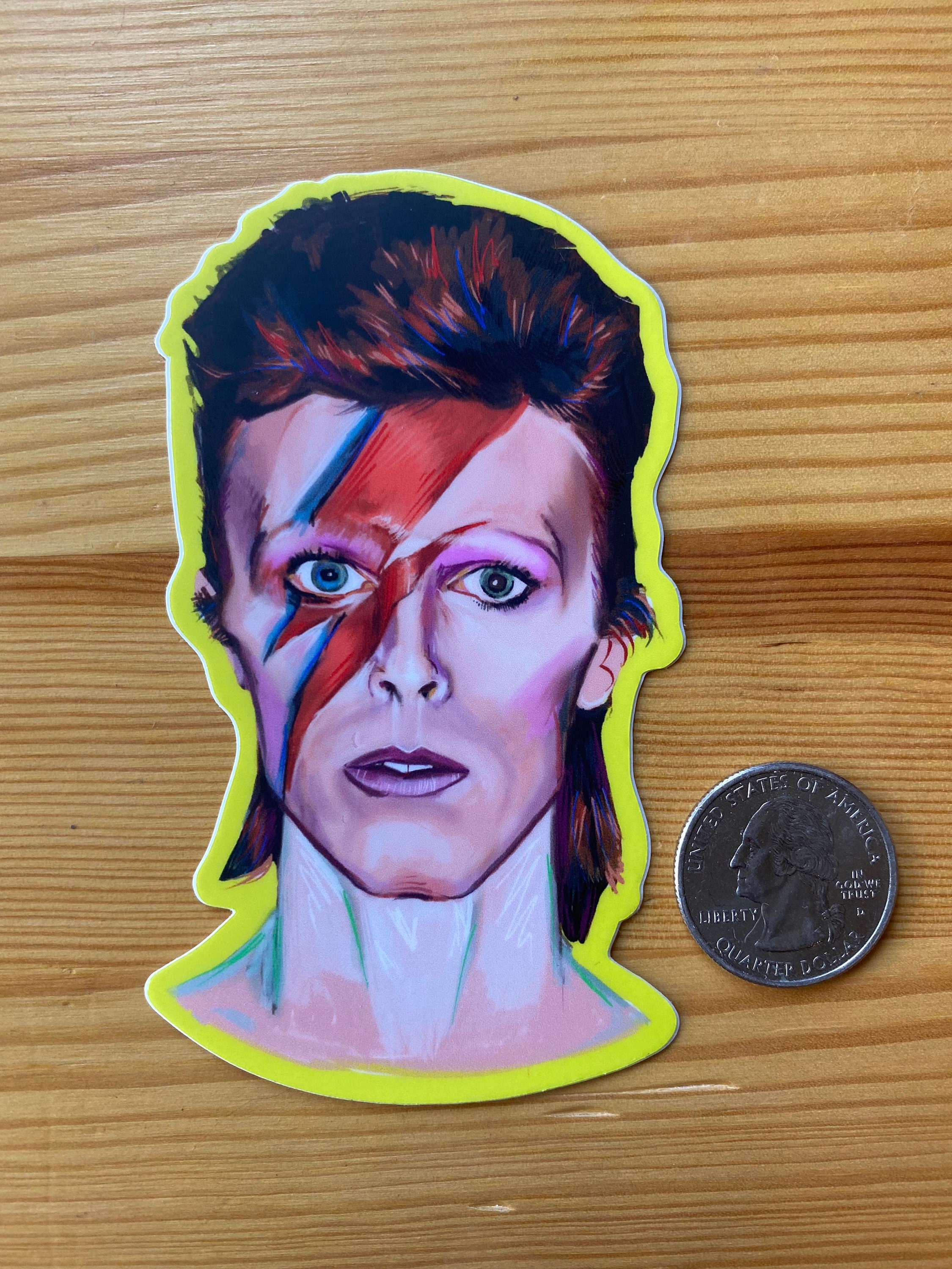 David Bowie - Ziggy Stardust - Die Cut Stickers - Etsy