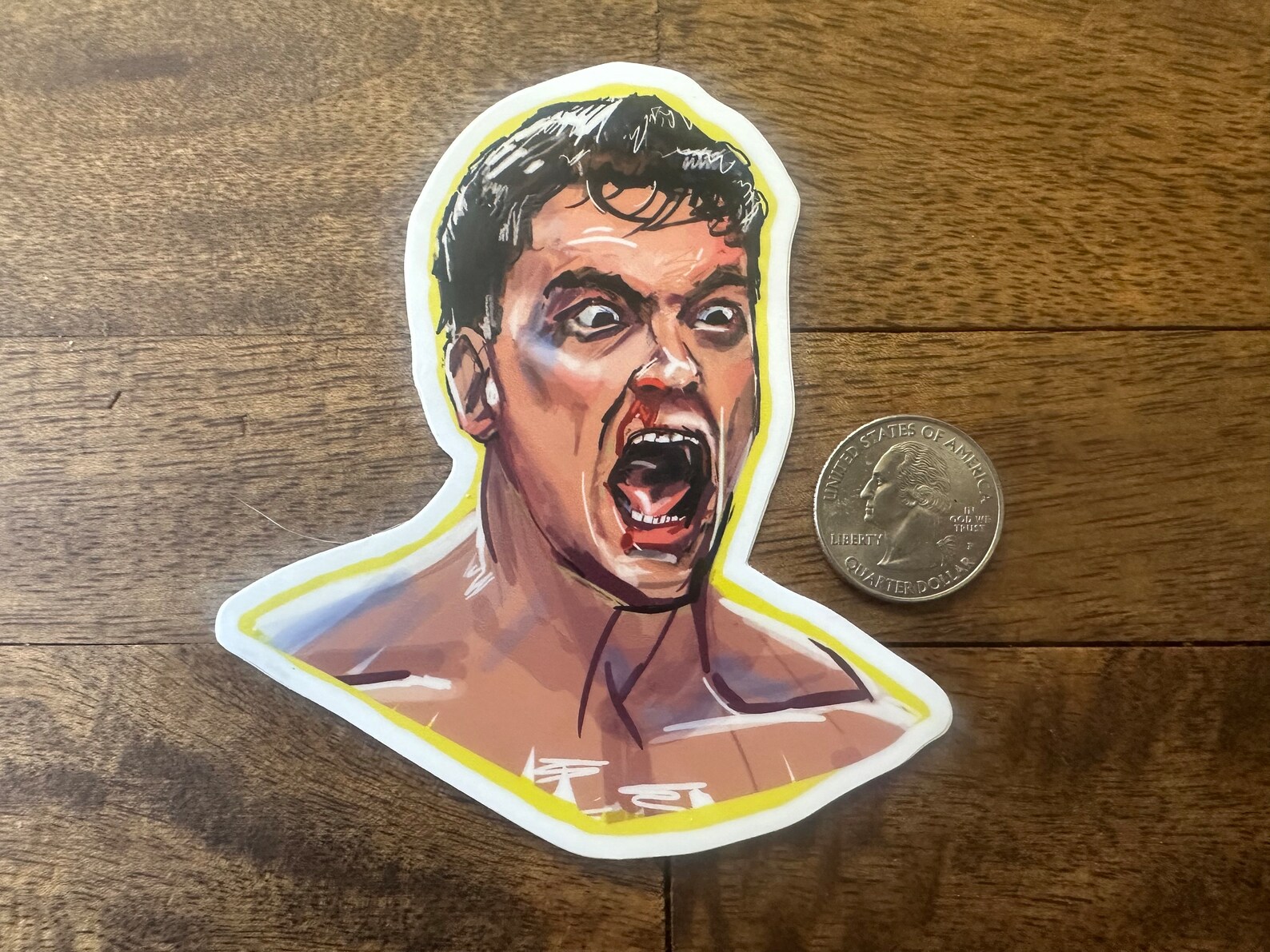 Jean-claude Van Damme - Bloodsport - Frank Dux - Die Cut Stickers - Etsy