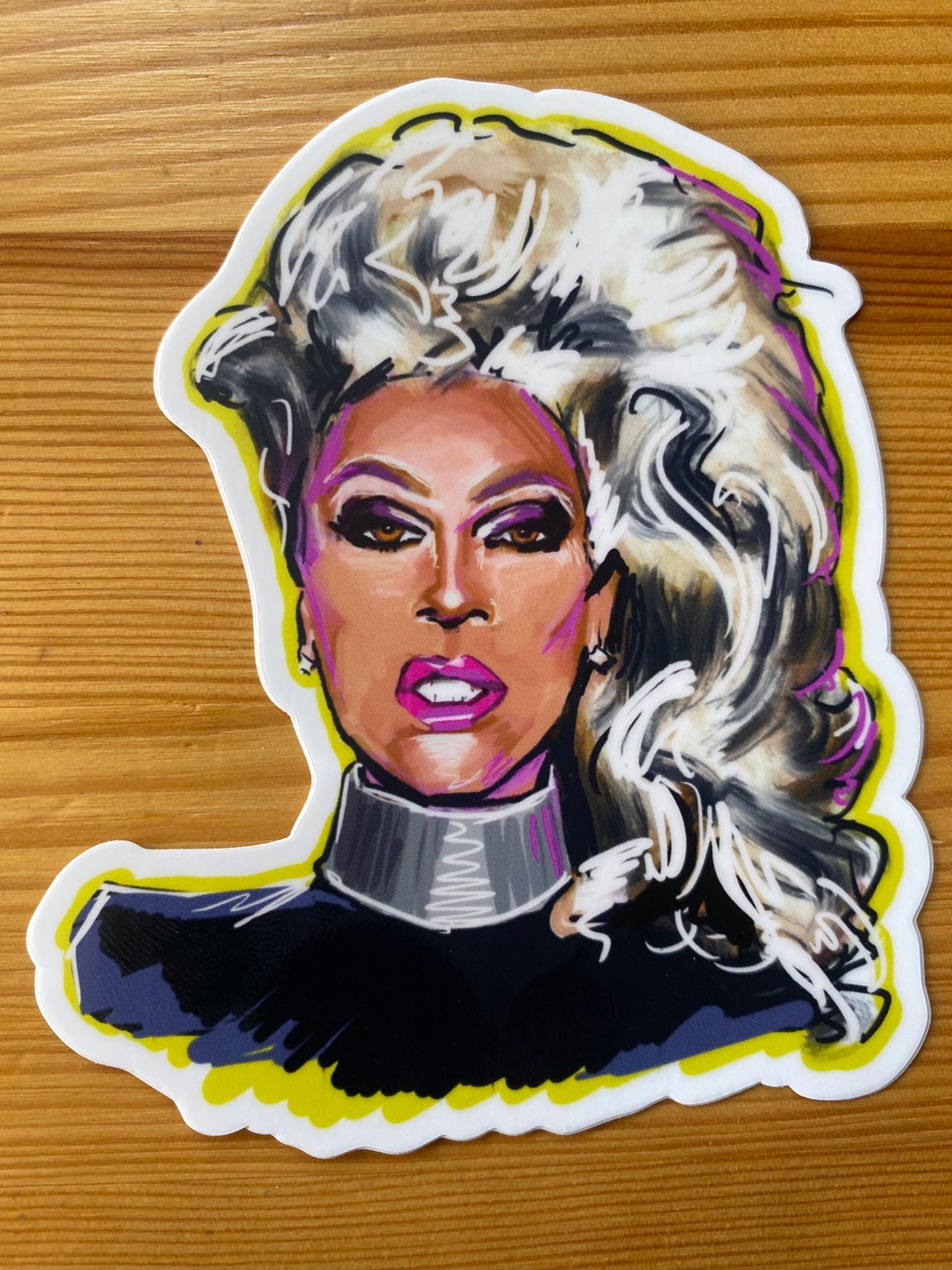 Rupaul Charles - Rupaul's Drag Race Die Cut Waterproof Stickers - Etsy