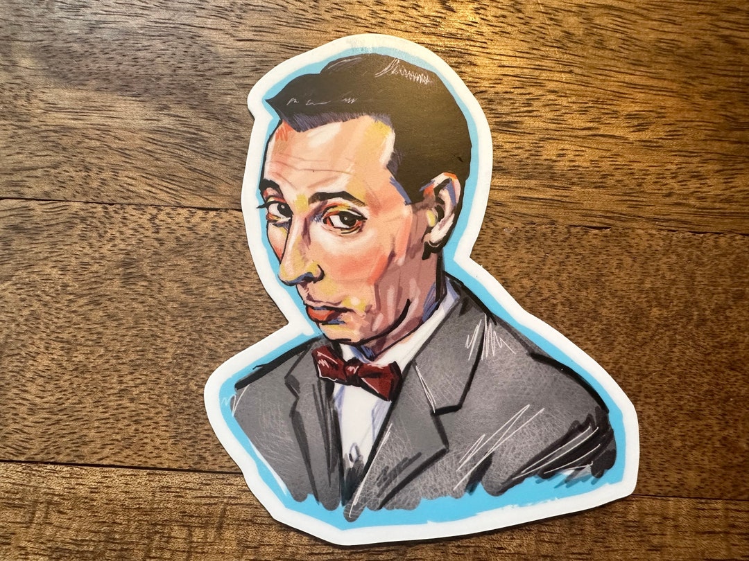 Pee Wee Herman Die Cut Holographic Stickers - Etsy