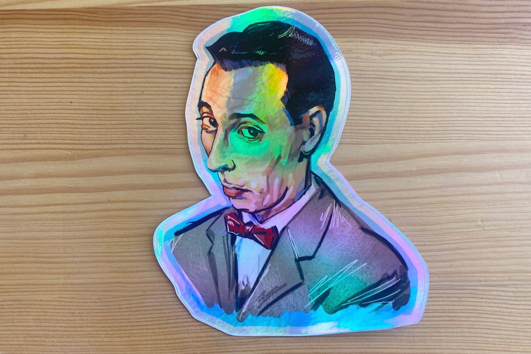 Pee Wee Herman Die Cut Holographic Stickers - Etsy