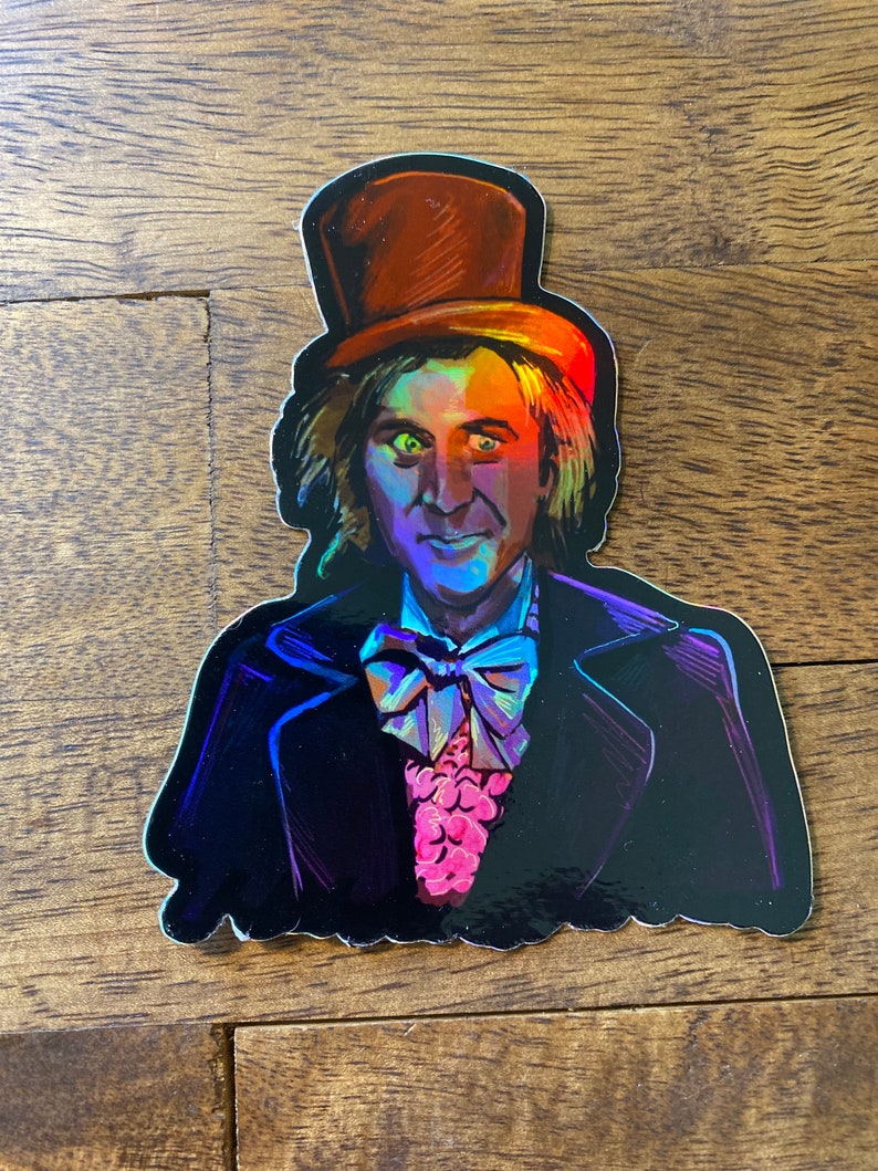 Willy Wonka Charlie and the Chocolate Factory Gene Wilder Die Cut ...