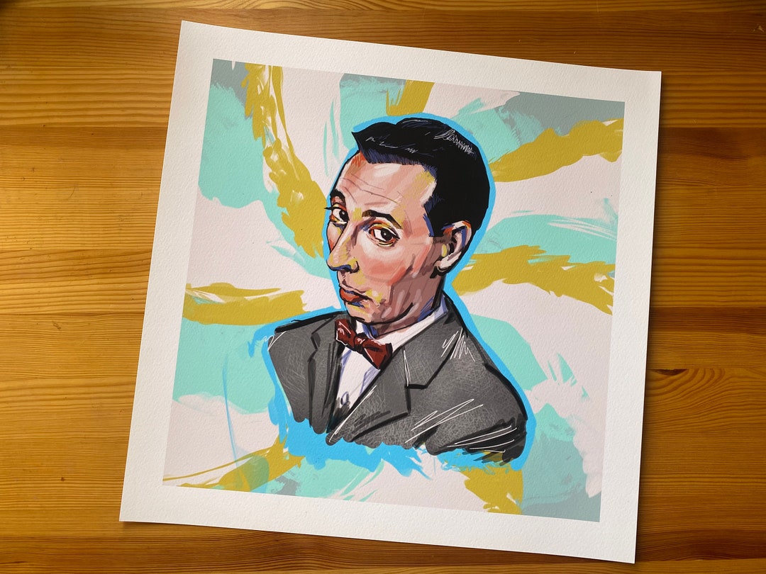 Pee Wee Herman High Quality Digital Painting Print - Etsy