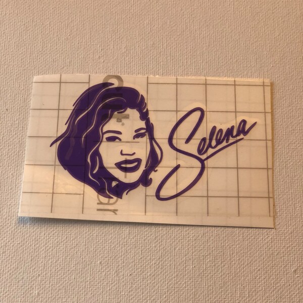Selena Decal Svg - Etsy