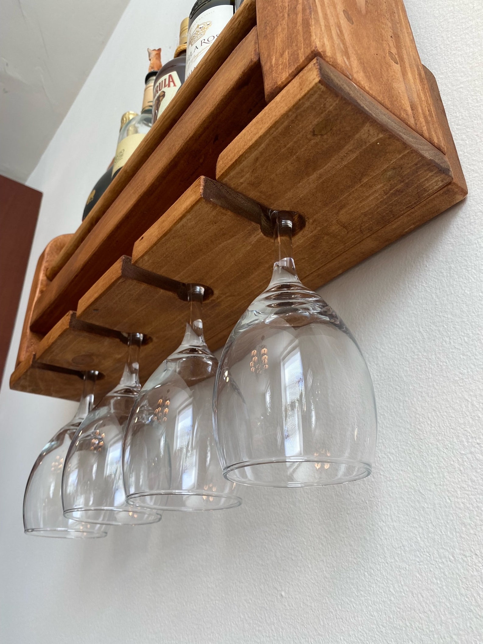 Perfect Shelf for Modern Home 5 Bottles Winery - Etsy