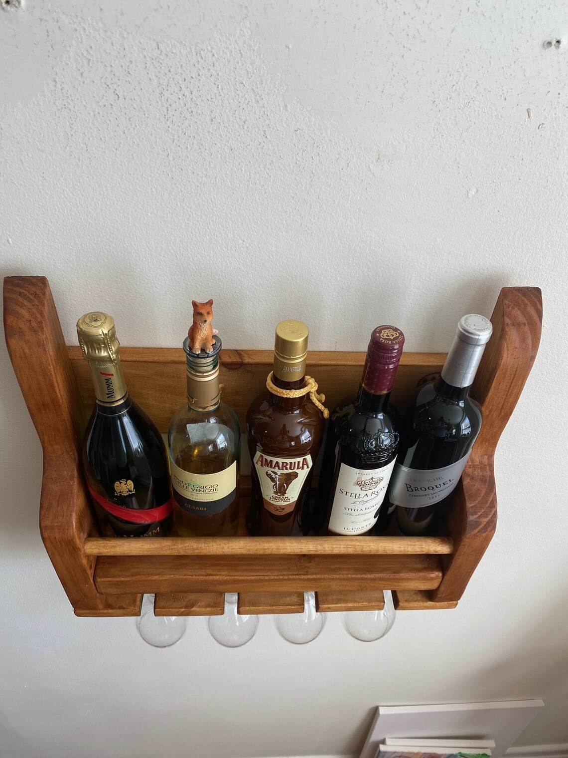 Perfect Shelf for Modern Home 5 Bottles Winery - Etsy