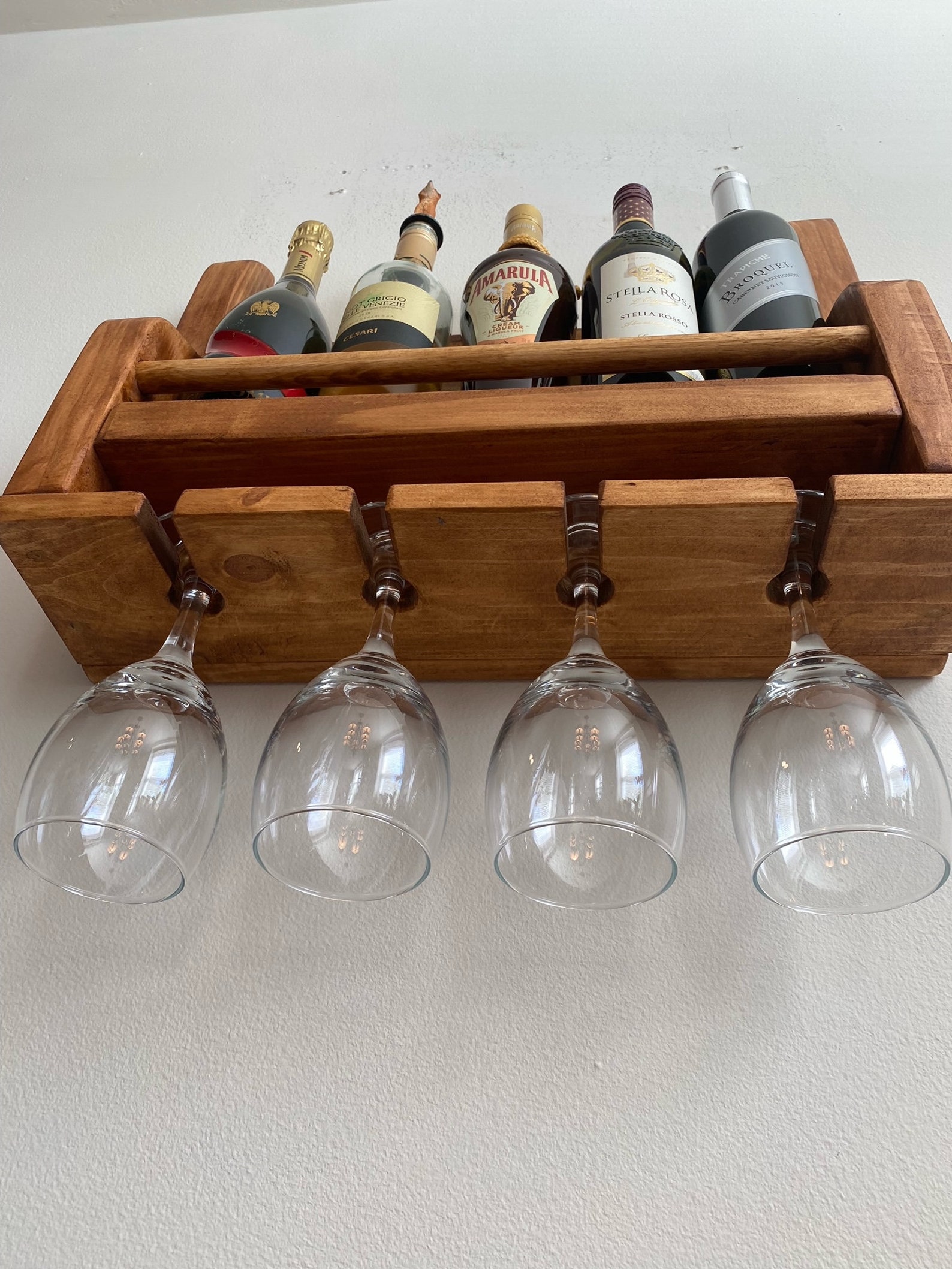 Perfect Shelf for Modern Home 5 Bottles Winery - Etsy