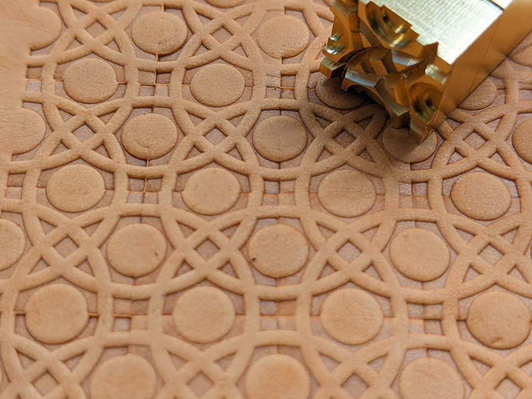 Arc Tile Brass Leather Stamp - Etsy