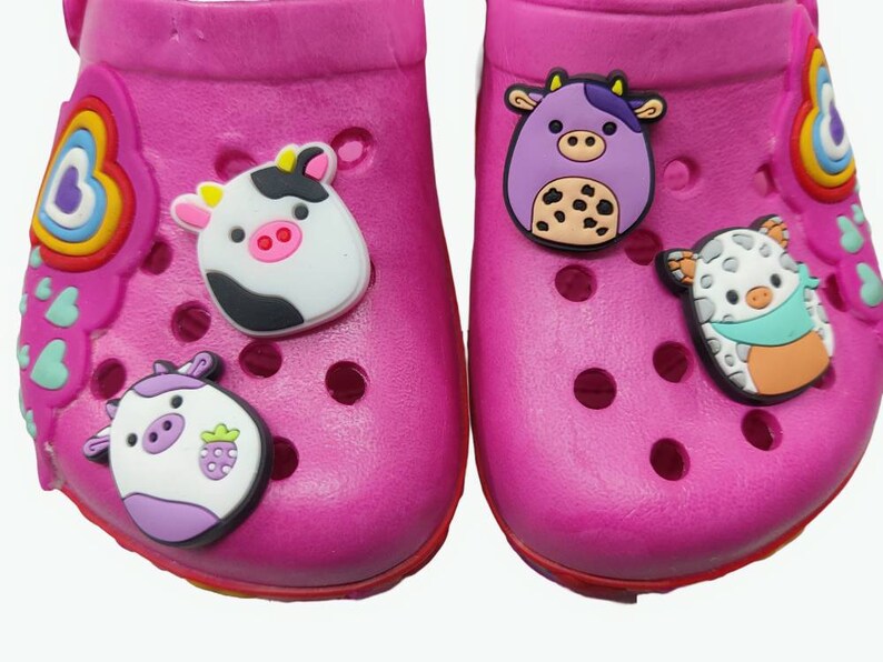 Cute Squishmallow Piggy Face Shoe Charms for Crocs Shoes - Etsy