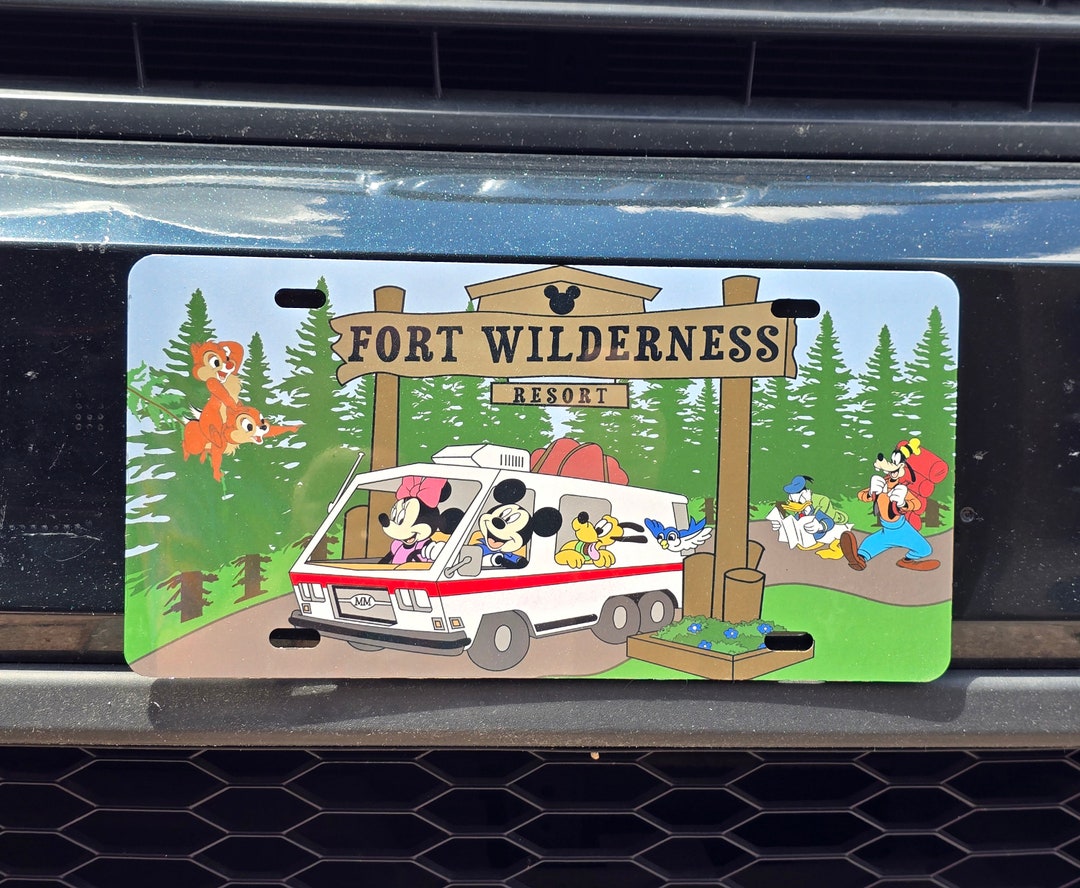 Disney Fort Wilderness License Plate - Etsy