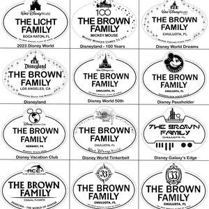 Disney ECV Scooter Tag - Engraved Nametag - Etsy