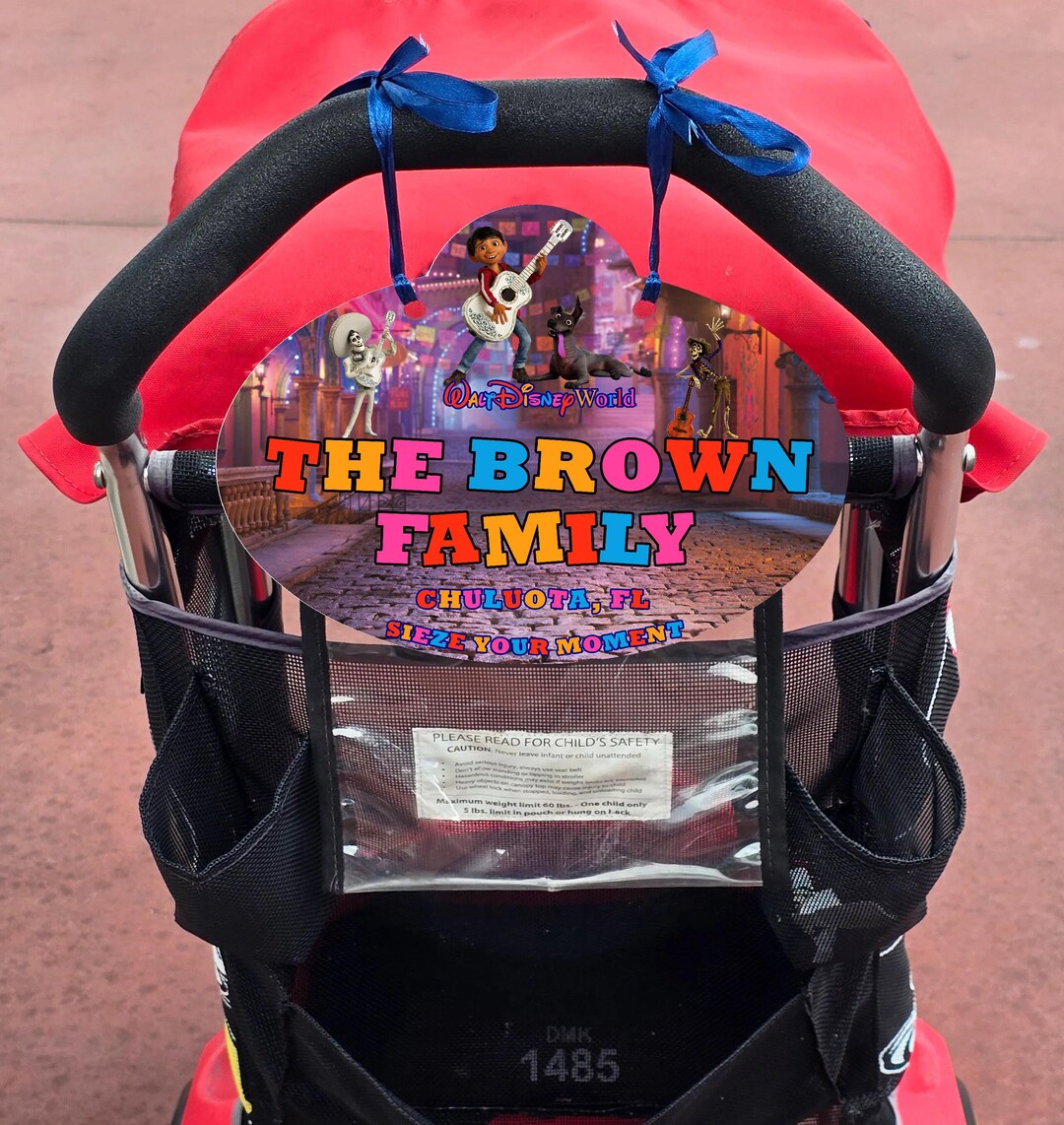 Disney Coco Stroller Full Color Acrylic Nametag Sign 10" - Etsy