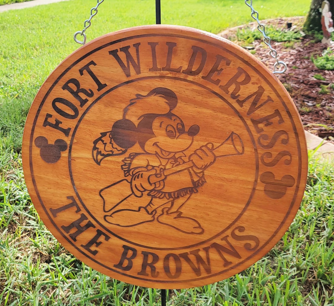 Fort Wilderness Camp Sign Disney Engraved - Etsy