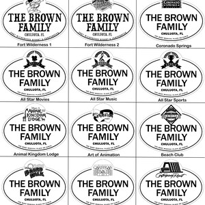 Disney ECV Scooter Tag - Engraved Nametag - Etsy