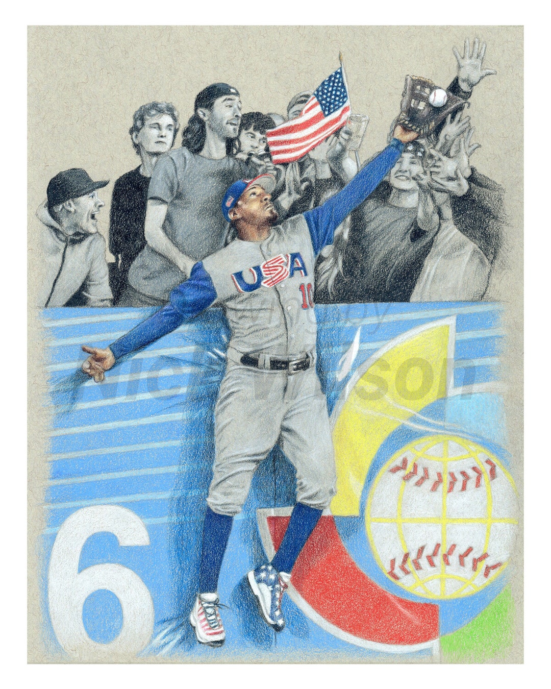 Adam Jones Colored Pencil Art Print - Etsy