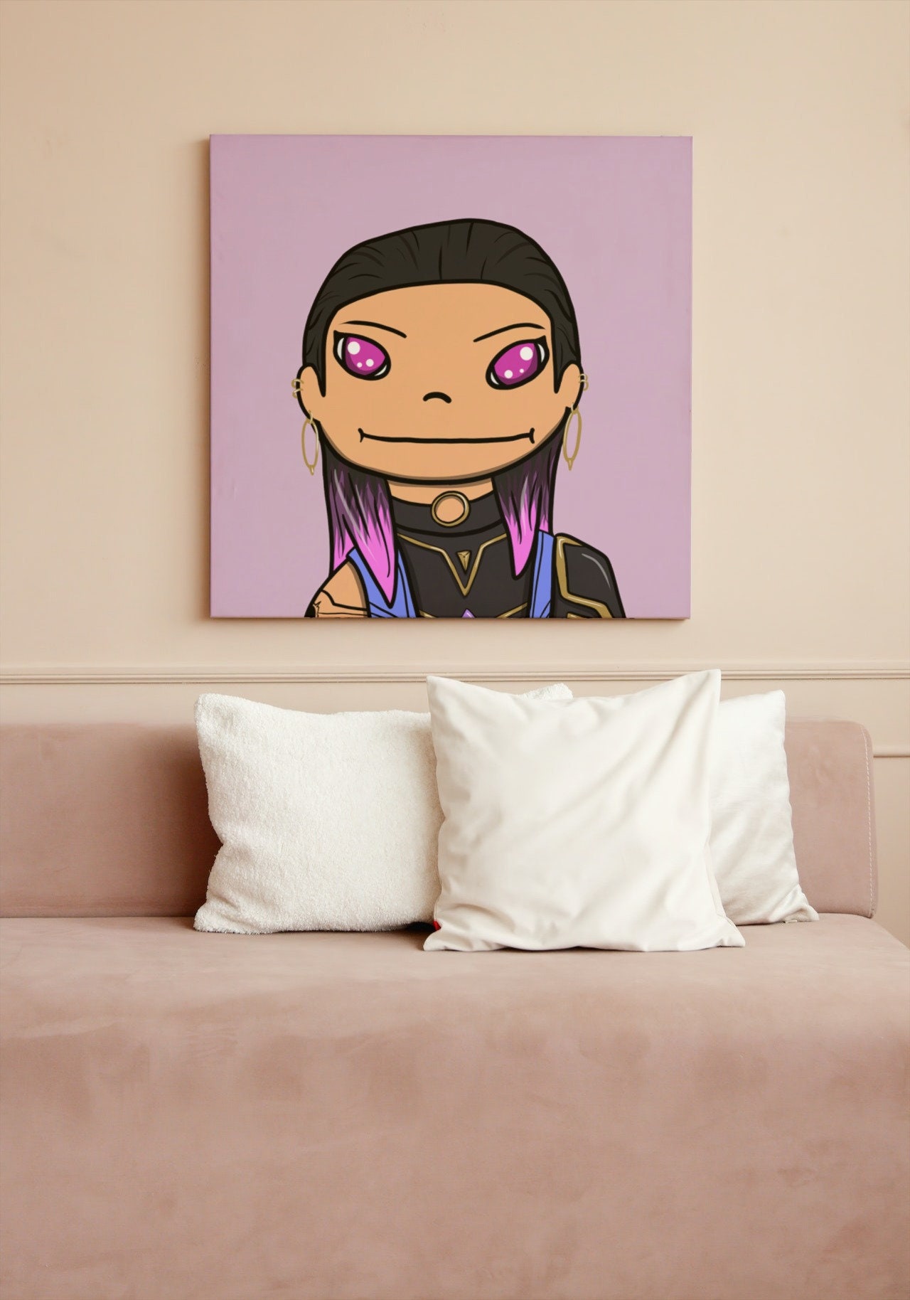 Valorant Reyna Wall Art, Poster, Digital Art, Valorant Art, Valorant ...