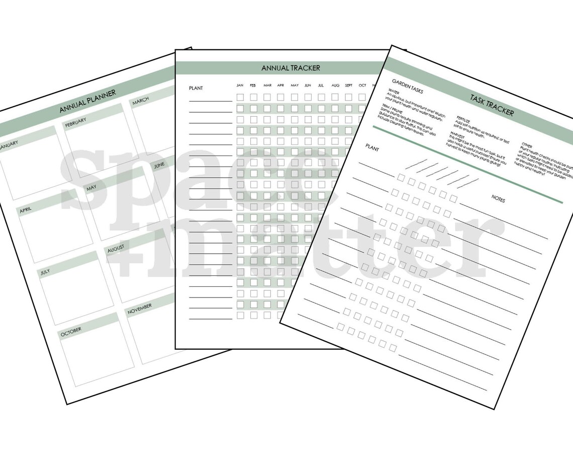 Produce Garden Guide Logbook Printable - 30 Pages / Instant Download ...