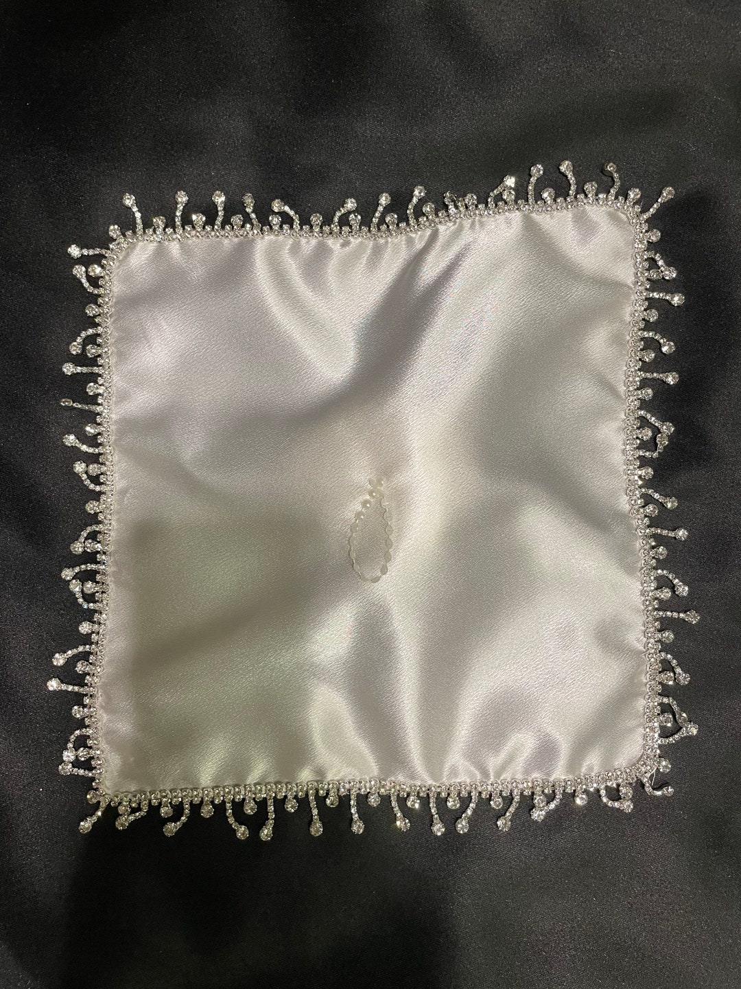 White Silk Mindil Square&circle - Etsy