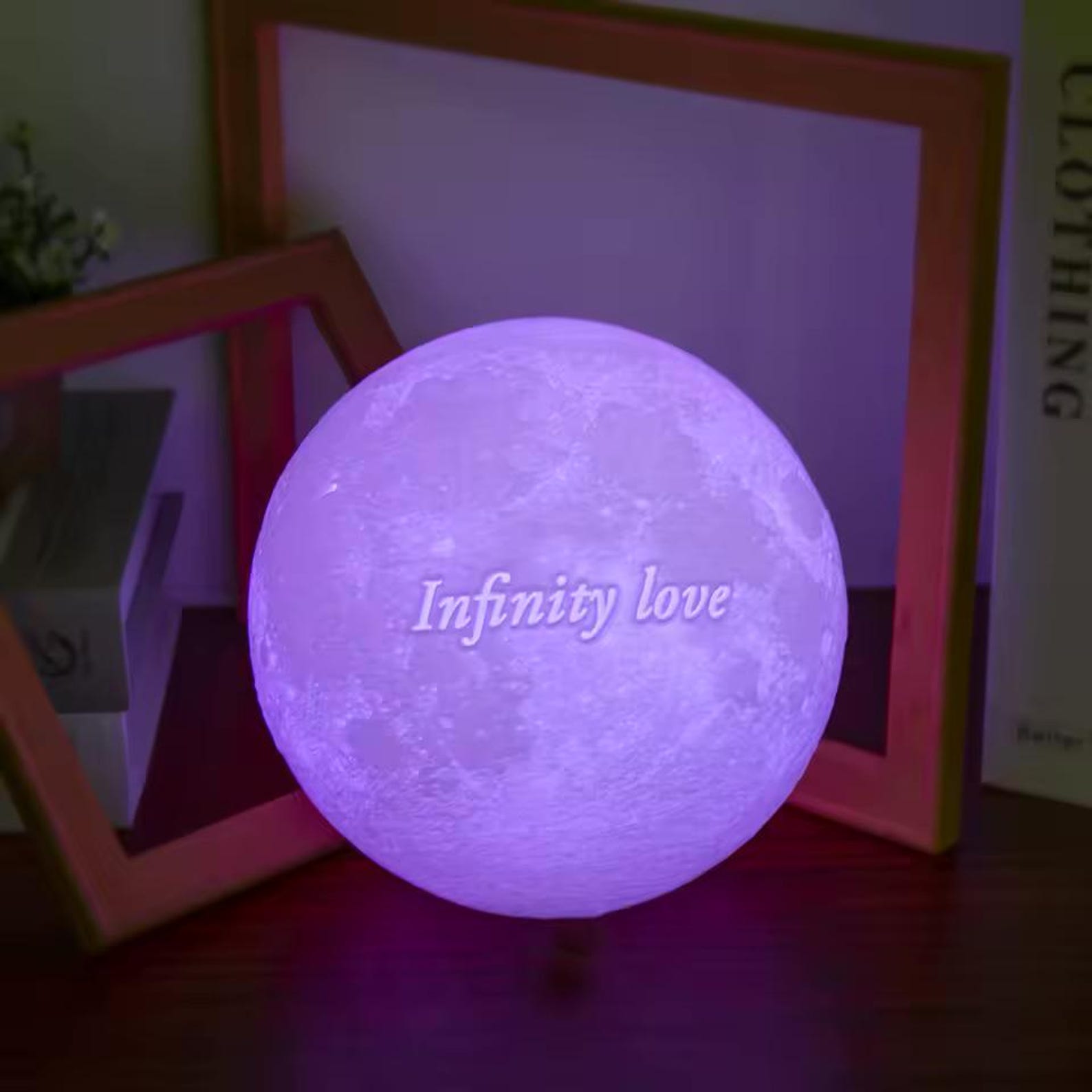 Personalized 3D Moon Lamp With Custom Photo Print Picture Night Light ...