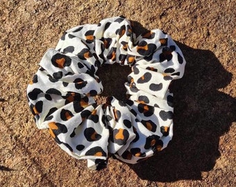 Leopard Scrunchie Bow, Scrunchie, Animal Print Bow, Scrunchie Bow ...