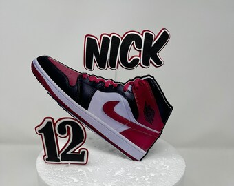 Personalized Cake Topper Printable Jordan Cake Topper DIY - Etsy