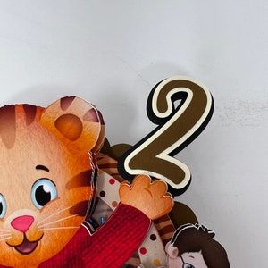 Daniel Tiger Shaker Cake Topper, Daniel the Tiger Customized, Daniel ...