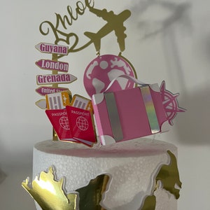 Traveler Cake Topper, Travel Cake Decorations - Etsy