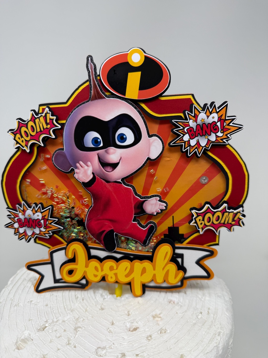 Cake Topper the Incredibles, Baby Jack Jack Incredibles Cake Topper ...