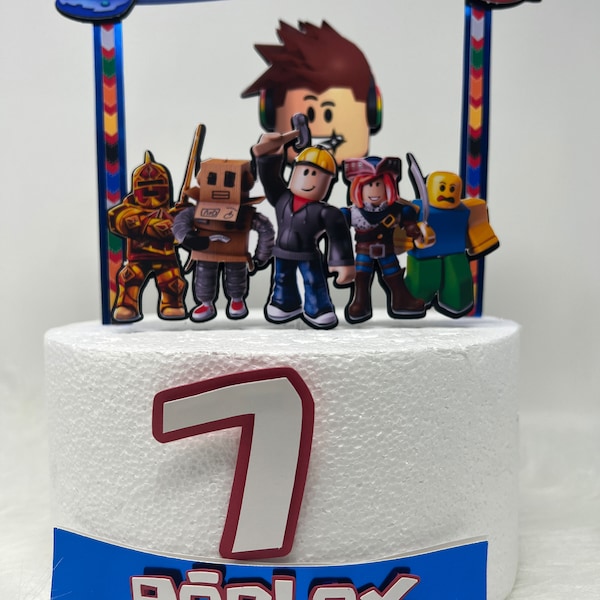 Roblox Cake Topper - Etsy Canada
