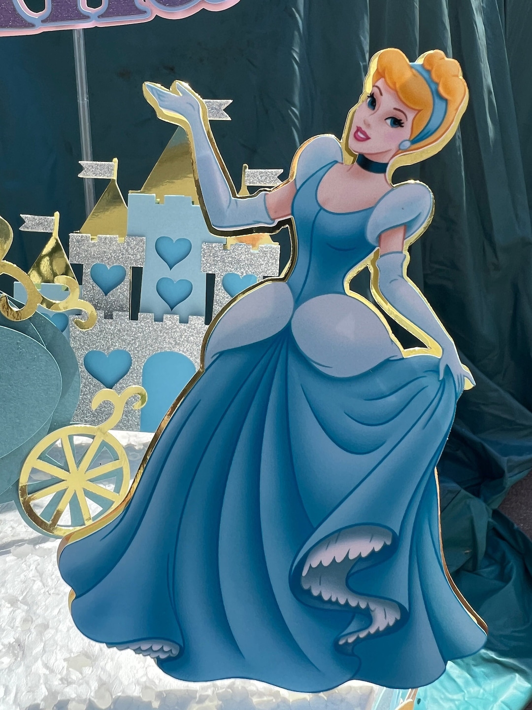 Cinderella Cake Topper Set. Cinderella Birthday Cake Topper - Etsy