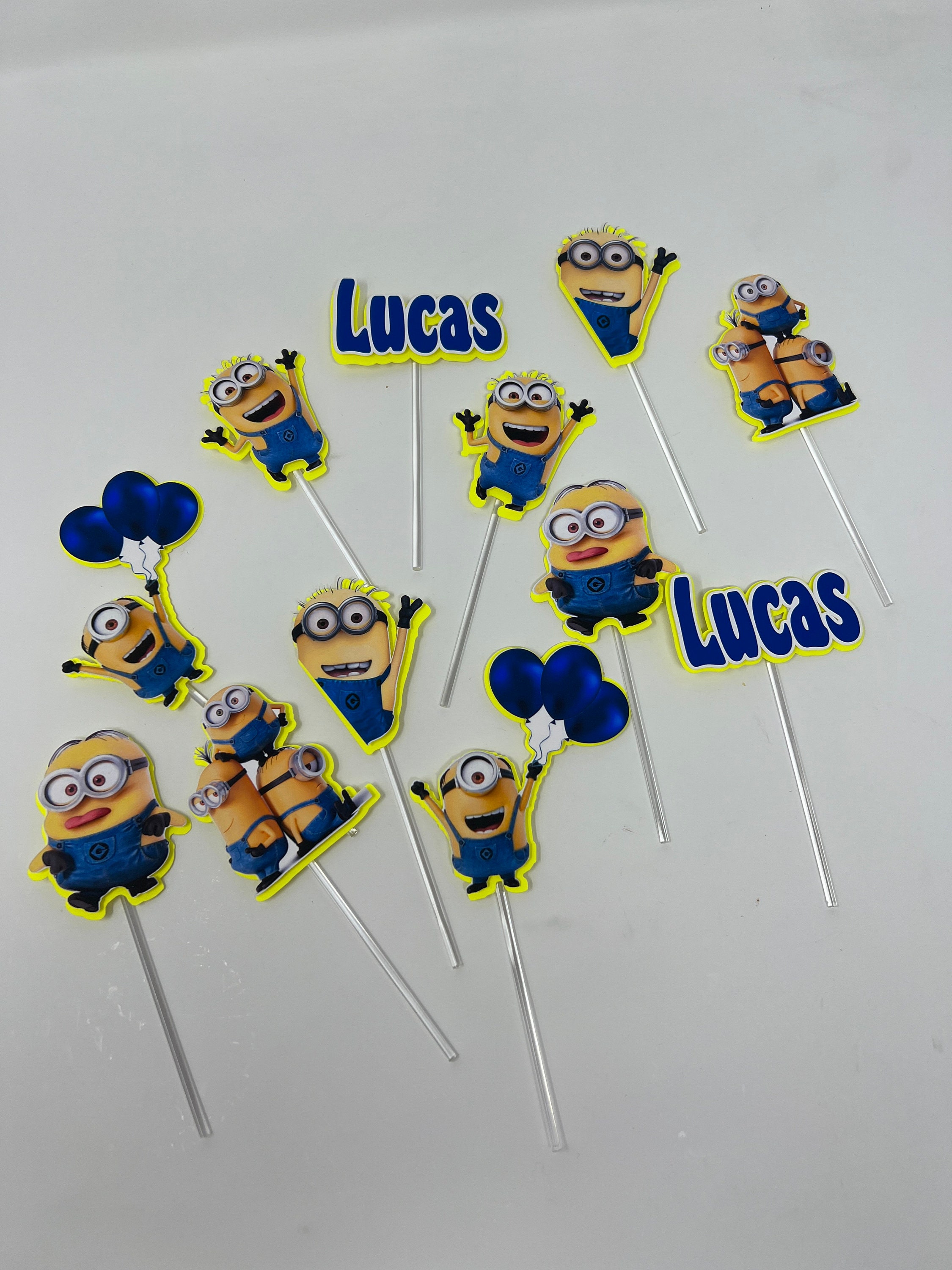Minion Cupcake Toppers Etsy