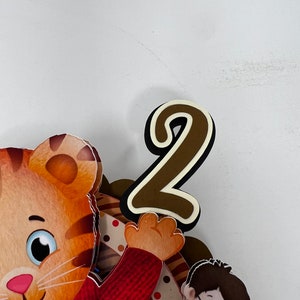Daniel Tiger Shaker Cake Topper, Daniel the Tiger Customized, Daniel ...