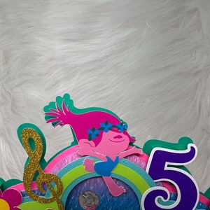 Troll Cake Topper, Trolls Party Decor, Trolls Cake Decoration, Trolls ...