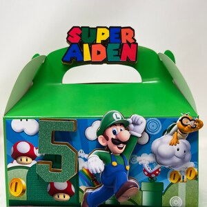 Super Mario and Luigi Gable Box - Etsy