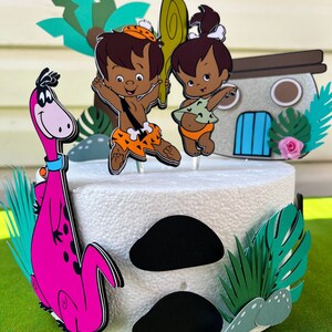 Pebbles Cake Topper, the Flintstones Theme Cake Topper - Etsy