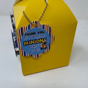 Minions Treat Birthday Party Favor Boxes - Etsy