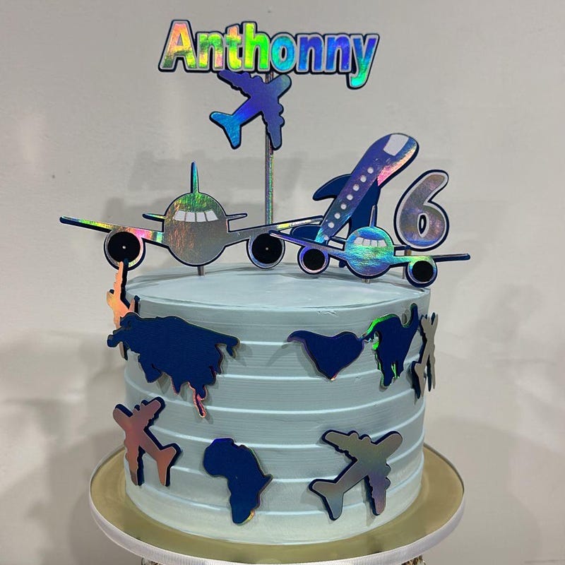 Airplane Cake Topper - Etsy
